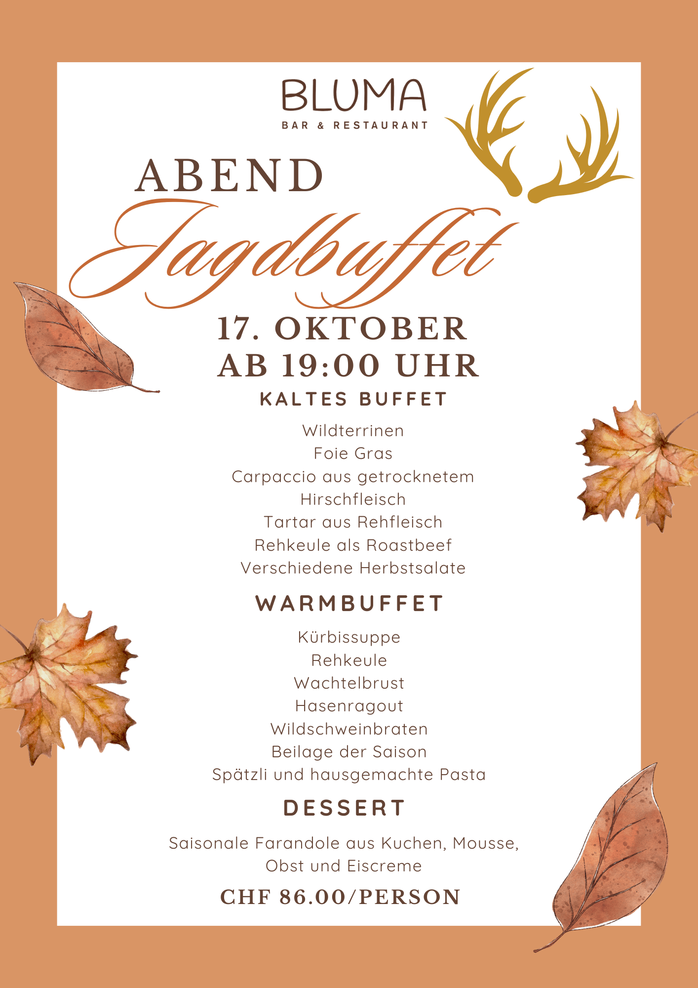 Menu - Bluma Bar & Restaurant