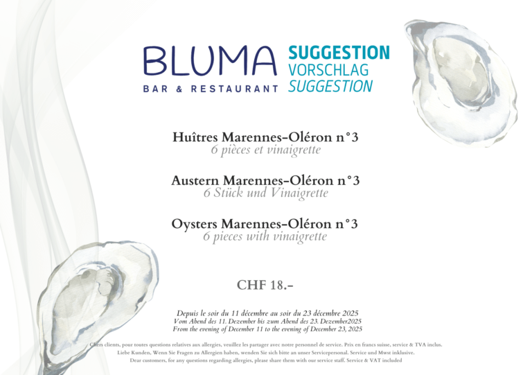 Menu - Bluma Bar & Restaurant